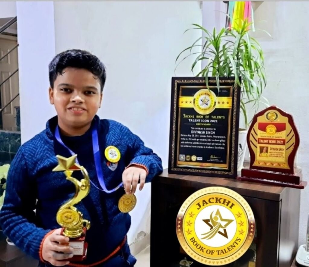 DIVYANSH SINGH - Jackhi book of world records