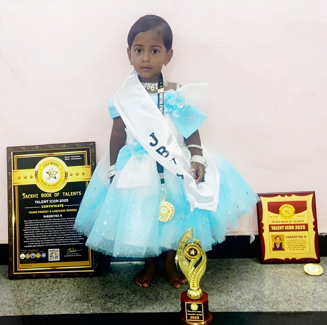 YOUNG PRODIGY & LANGUAGE WONDER - Jackhi book of World Record